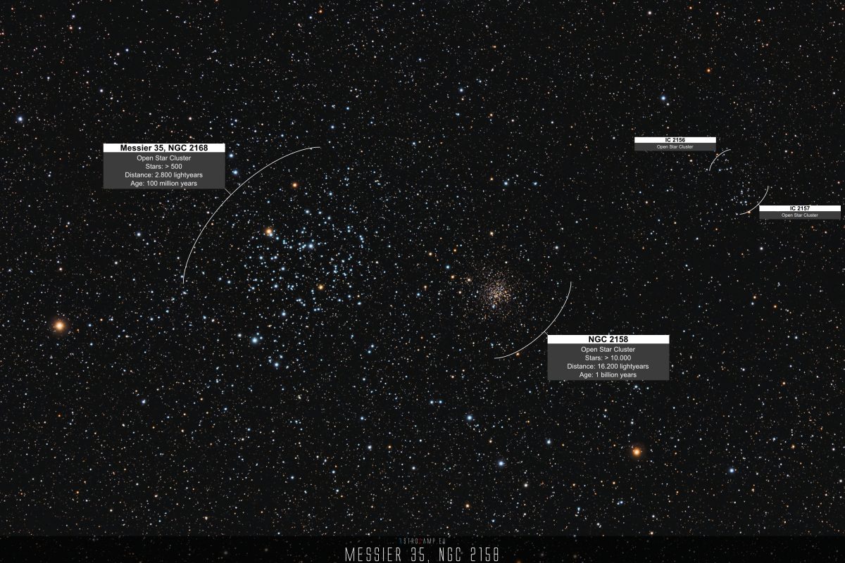 Messier 35 – Astrophotography and Astronomy