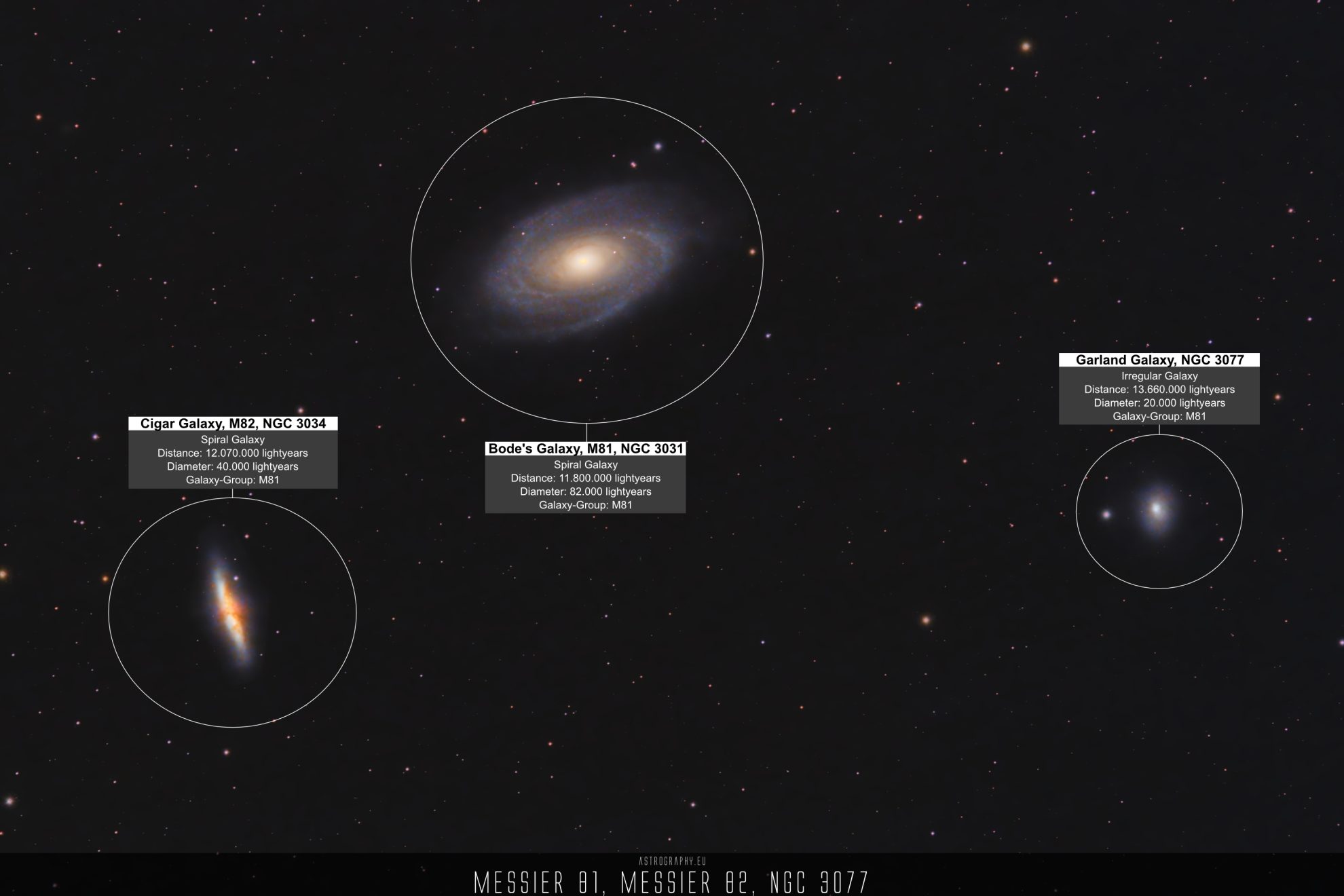 Astrophoto: Bode's Galaxy and Cigar Galaxy - Messier 81 and Messier 82 - 03/22 - ASTROCAMP