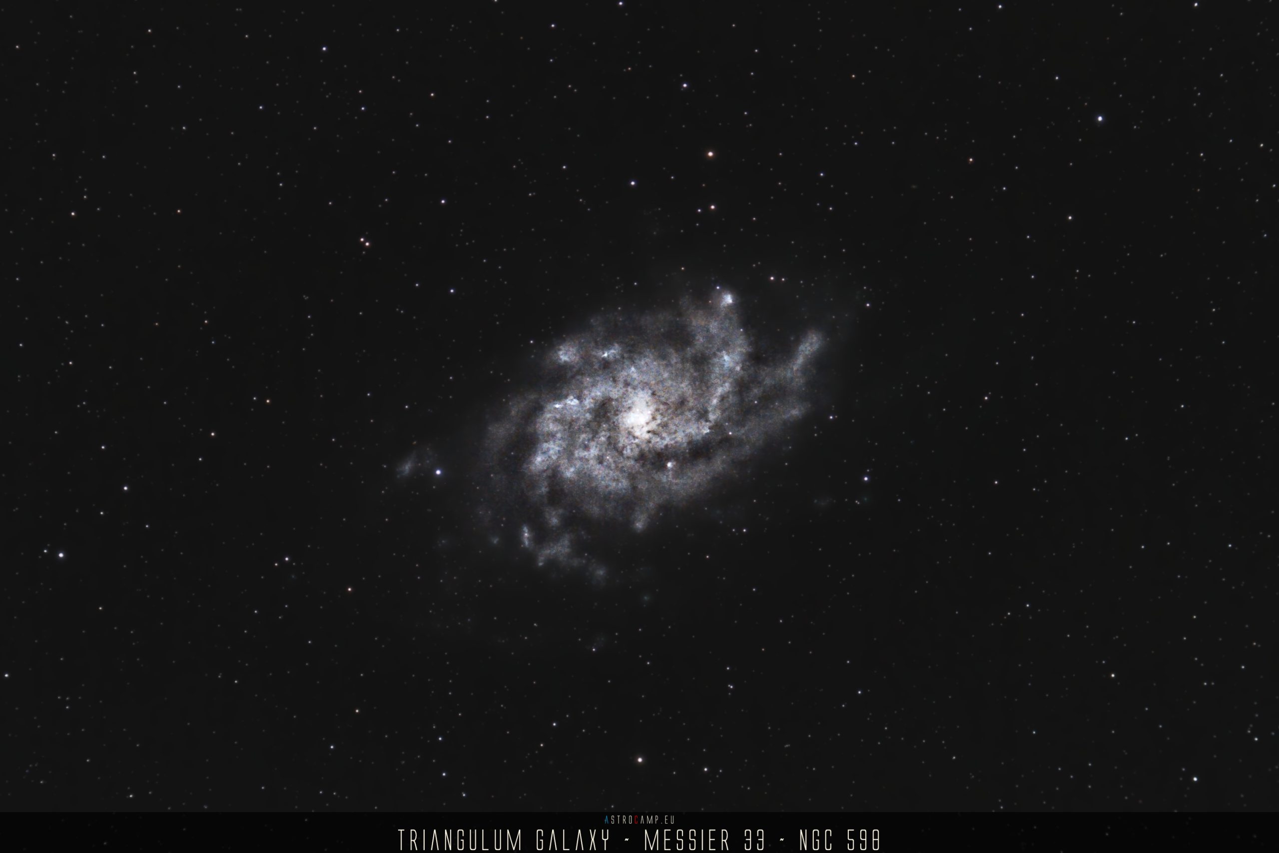 Messier 33 - Triangulum Galaxy - ASTROCAMP