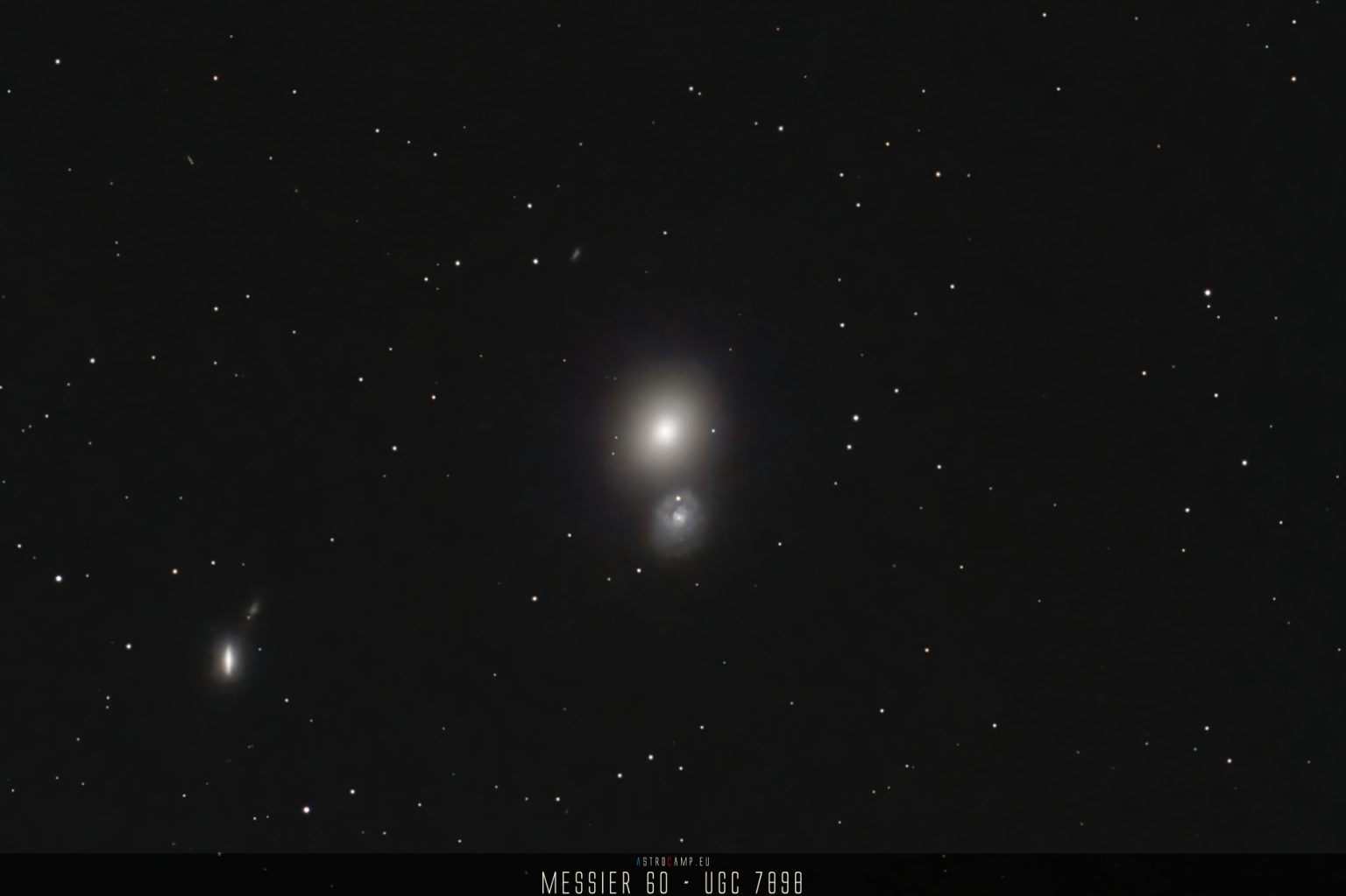 Messier 60 – Astronomy and Astrophotography